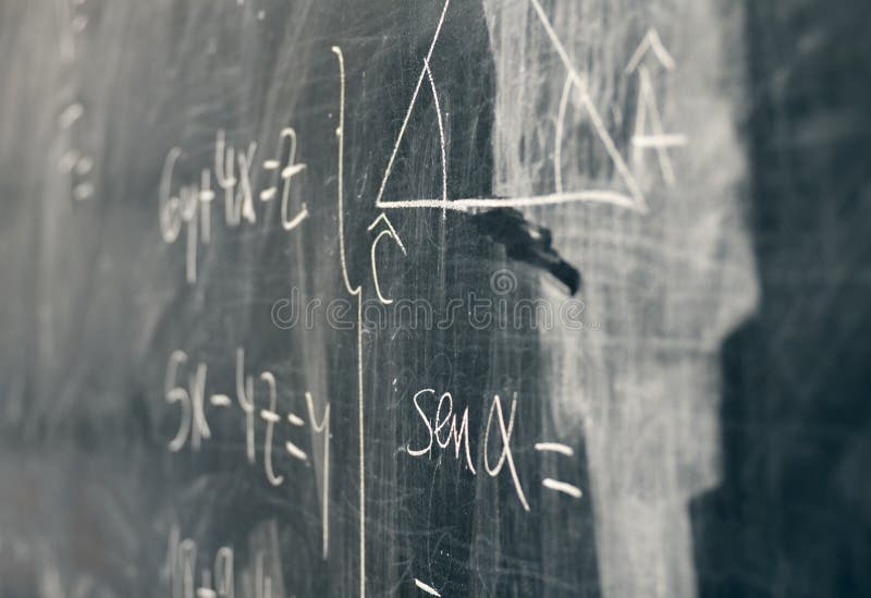 Chalk algebra formula stock image. Image of algebra, math - 3779047
