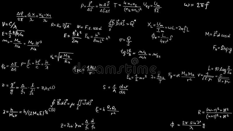 Blackboard with Physical Formula and Equations. Stock Video - Video of ... Blackboard with Physical Formula and Equations. Stock Video - Video of ...