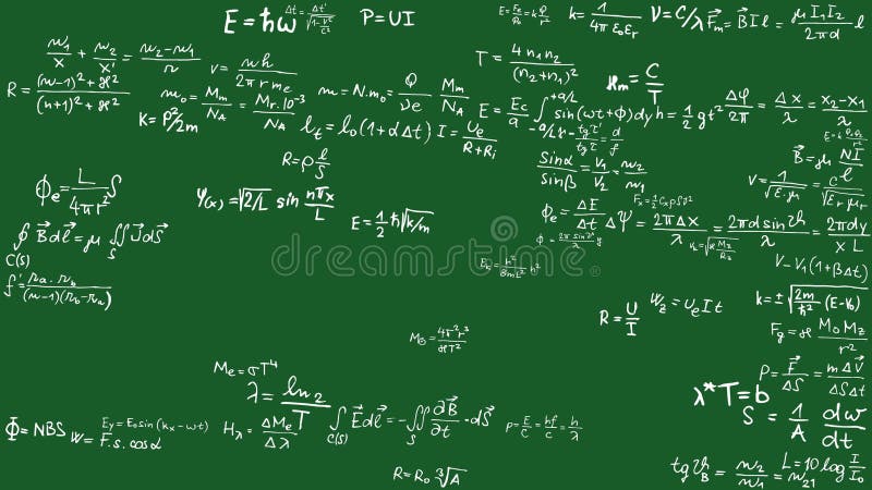 Blackboard with Physical Formula and Equations. Stock Video - Video of ... Blackboard with Physical Formula and Equations. Stock Video - Video of ...