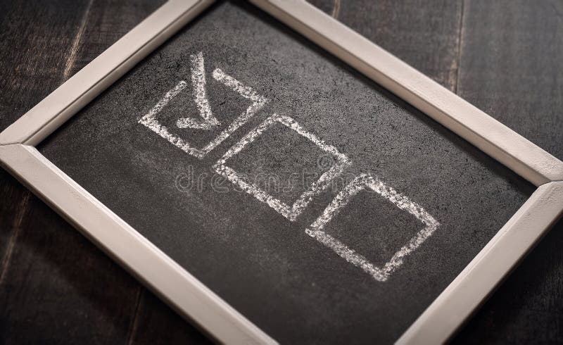 Chalk tick and hand stock photo. Image of tool, success - 19557398