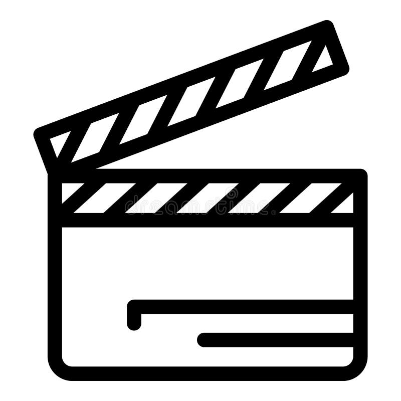Director Clapboard Outline Stock Illustrations – 1,708 Director ...