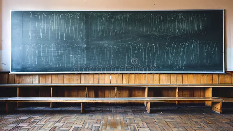 Blackboard in the Classroom, Education Concept, Back To School ...