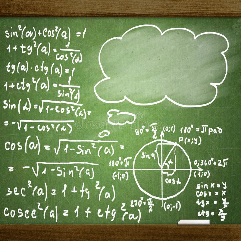 Blackboard stock illustration. Illustration of math, exam - 32061181