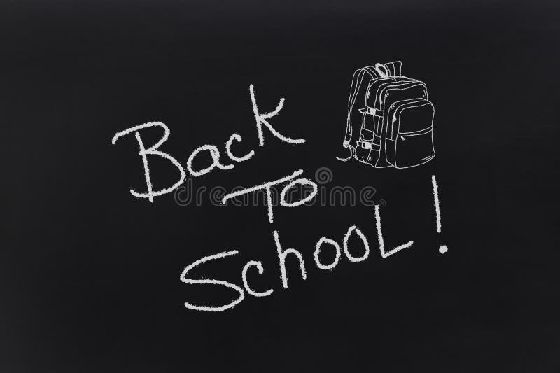 Blackboard Education Concept. Back To School on Blackboard Stock Photo ...