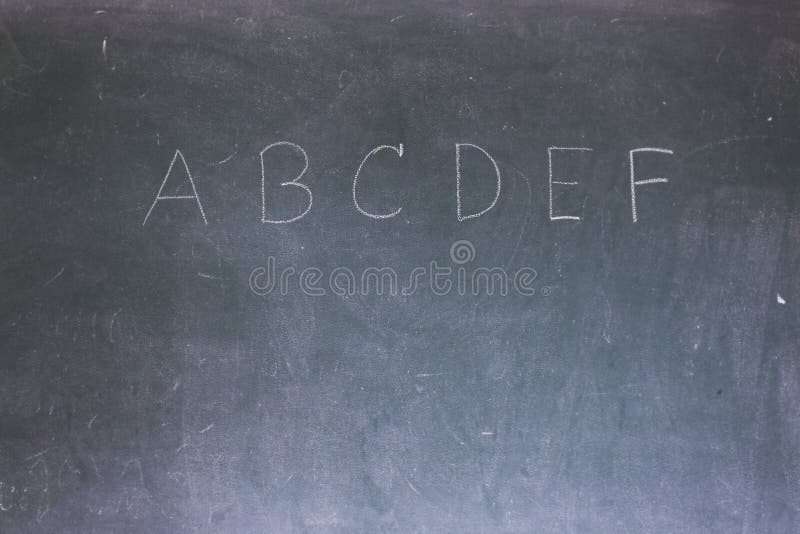 ABC-the First Letters of the English Alphabet Stock Photo - Image of ...