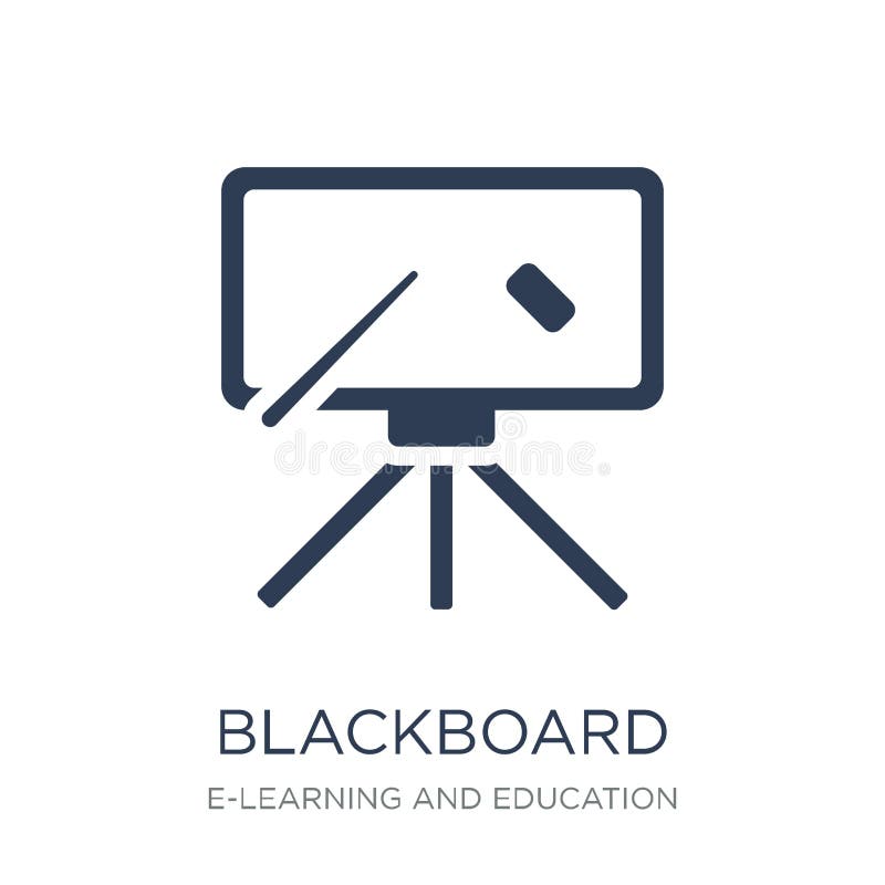 Blackboard Icon. Trendy Flat Vector Blackboard Icon on White Background ...