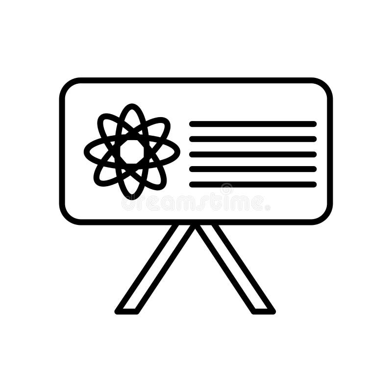 Blackboard Icon Vector Isolated on White Background, Blackboard Sign ...