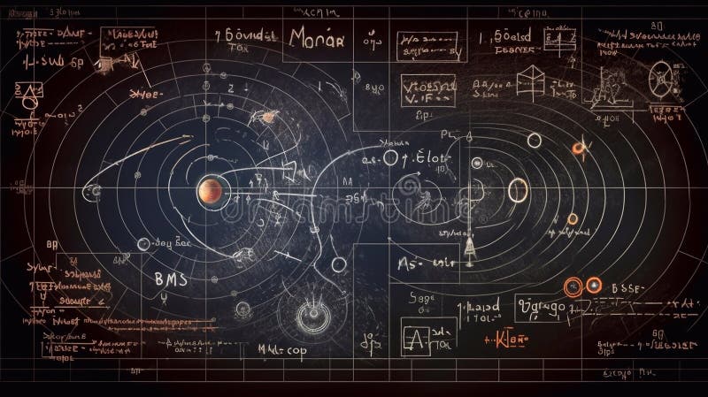 Scientific Formulas. Mathematics and Physics Calculus on Class ...