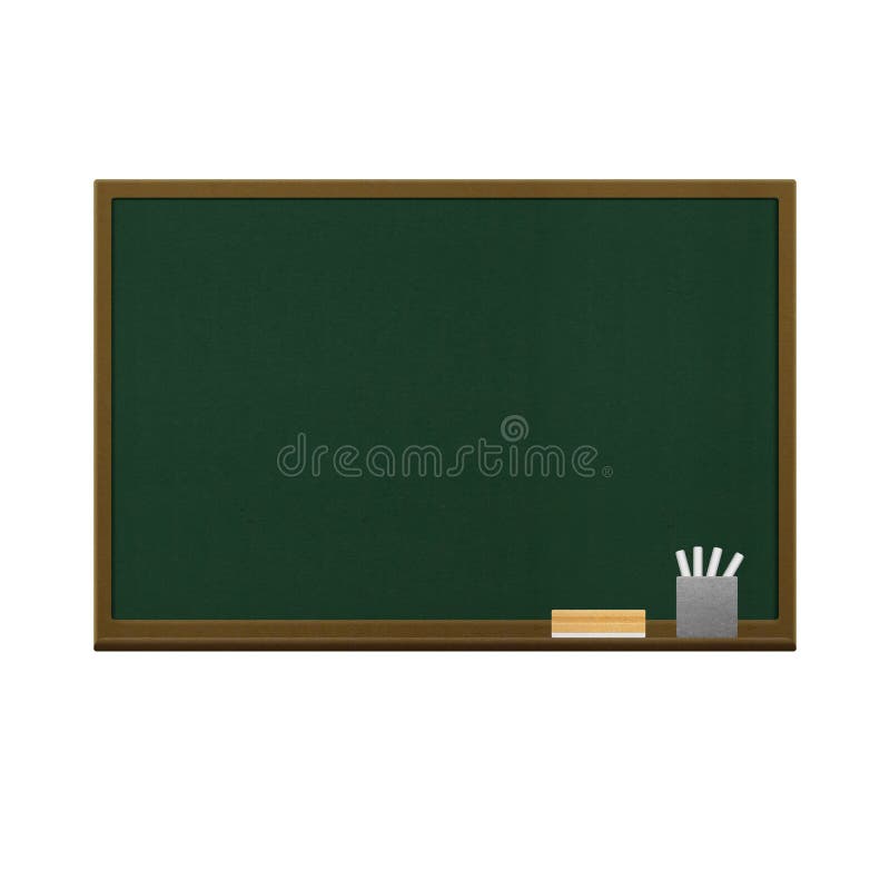 Blackboard Isolated for Education in School of Paper Illustration Stock ...