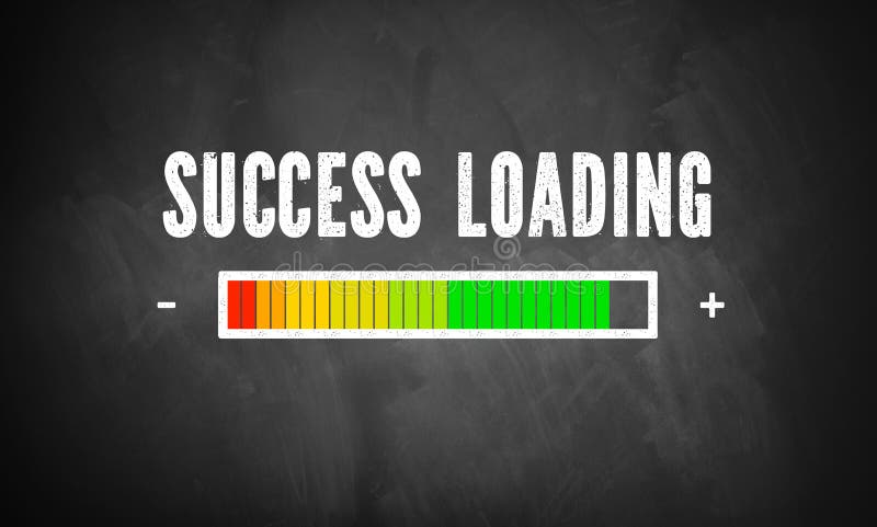 Loading.. SUCCESS stock vector. Illustration of communication - 33340769