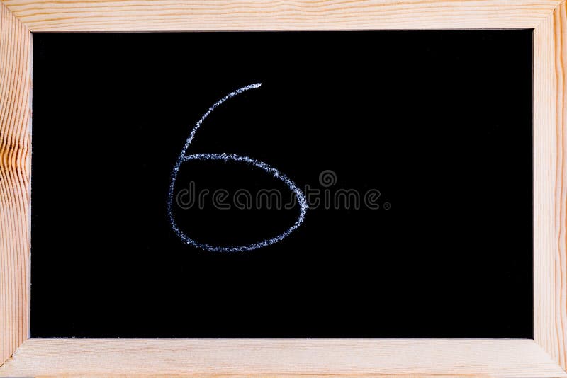 Blackboard with White Chalk Writing Stock Image - Image of blackboard ...
