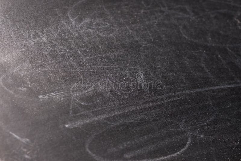 Blackboard with Rubbed Chalk Stock Photo - Image of equipment, board ...