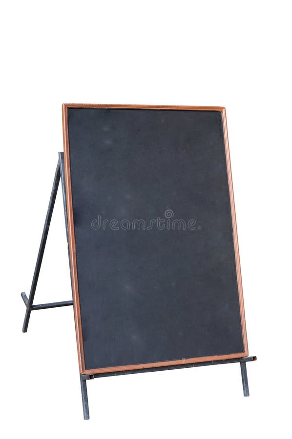 Blackboard with stand stock image. Image of dirty, material - 83465731