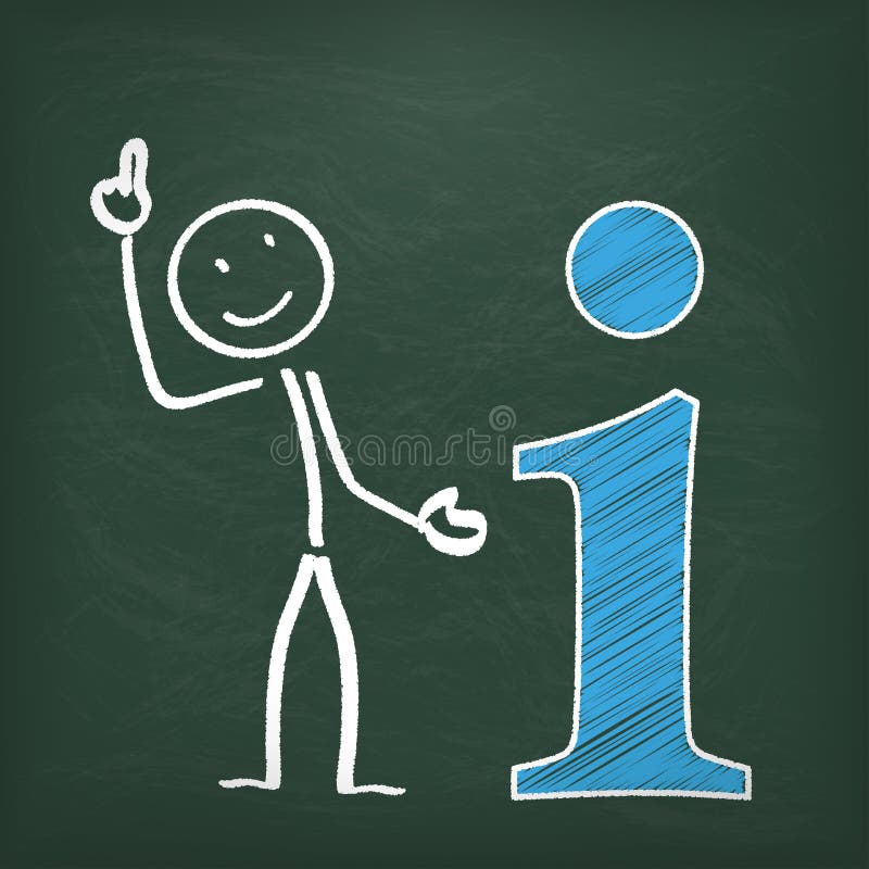 Stickman Info stock vector. Illustration of blue, internet - 51960974