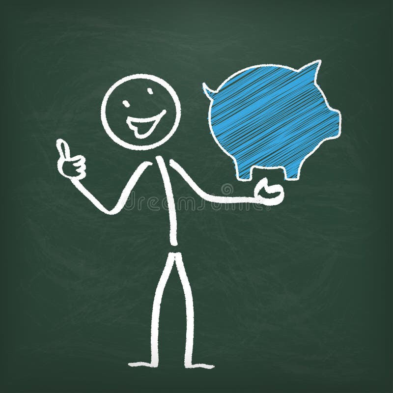 Stickman Car Okay stock vector. Illustration of figure - 51961000