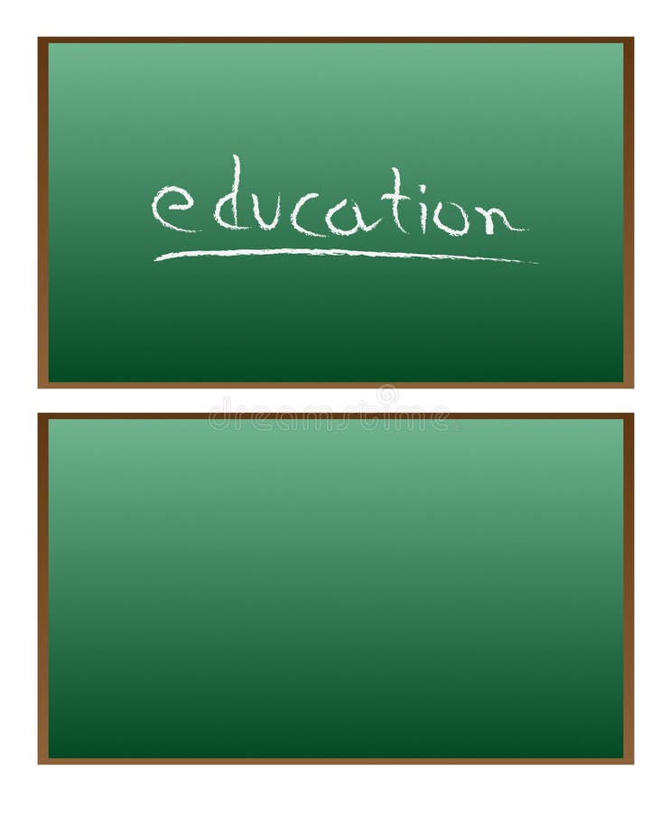 Blackboard Vector Illustration Stock Illustration - Illustration of ...
