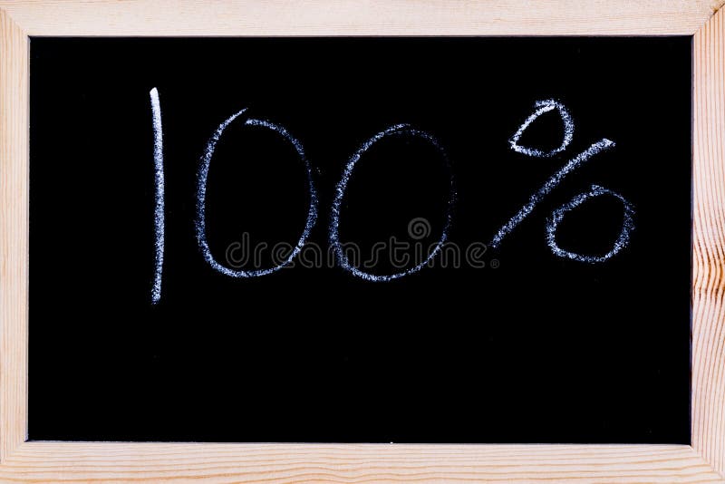 Blackboard with White Chalk Writing Stock Image - Image of numbers ...