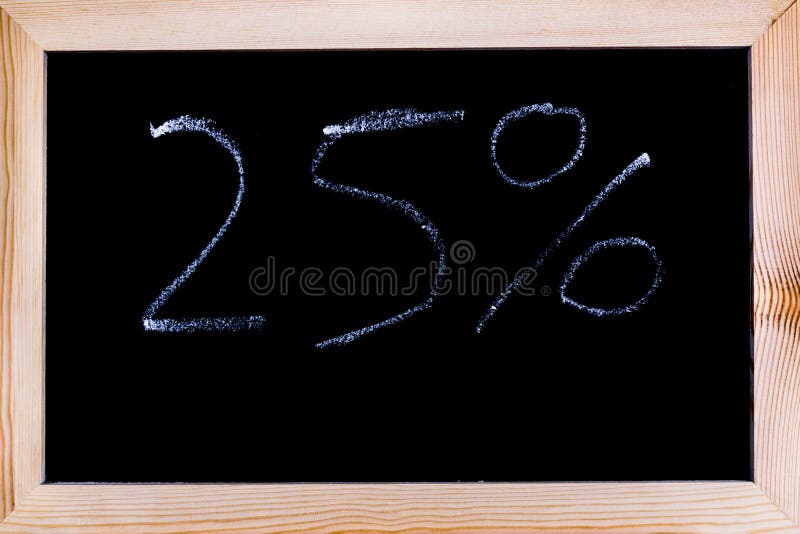 Blackboard with White Chalk Writing Stock Image - Image of learn ...