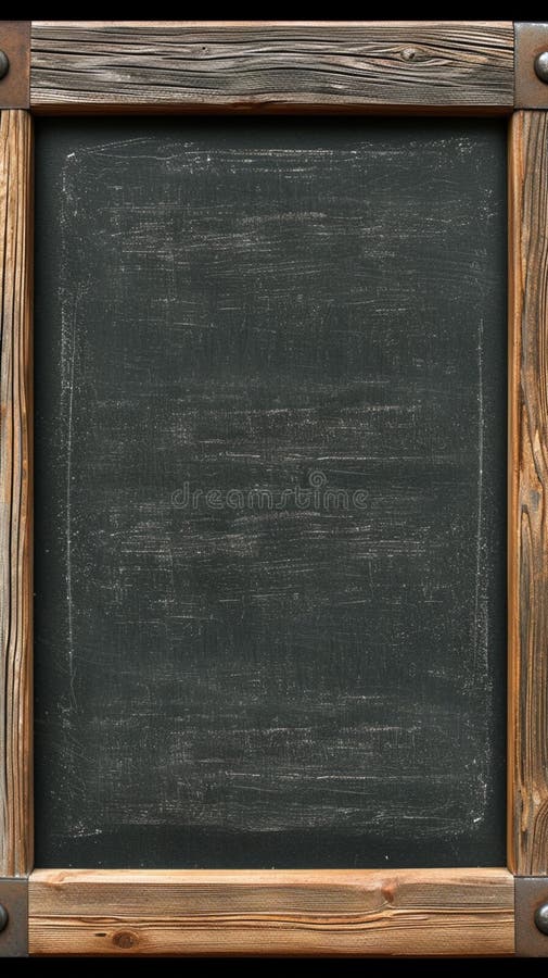 Blackboard with Wooden Border Classic Design for Various Educational ...