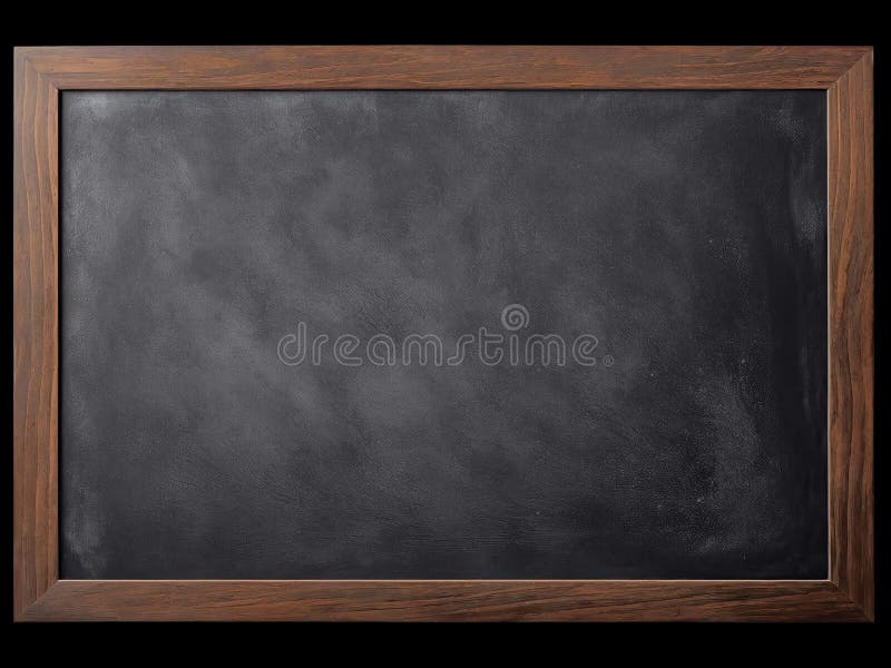 Blackboard with Wooden Frame. Good for School Design Stock Image ...
