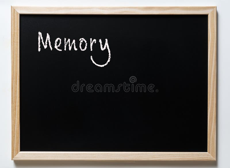 The word memory stock image. Image of idea, empty, knowledge - 168121953