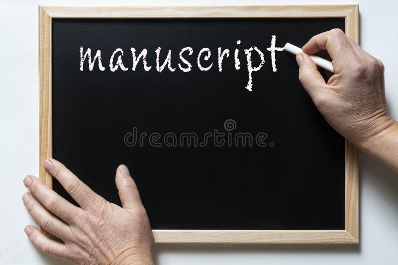 The word manuscript stock image. Image of frame, sign - 168296567