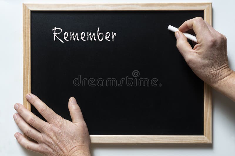 The word remember stock image. Image of lesson, black - 168296621