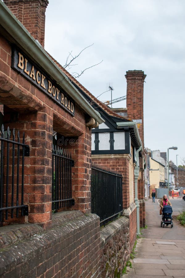 Blackboy Road, Exeter, Controversial Road Sign Editorial Photography ...