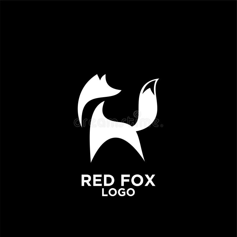 Red Fox Modern Abstract Simple Logo Icon Design Stock Vector ...