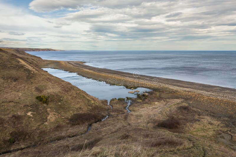 Blackhall Beach stock photo. Image of clouds, landscape - 51710268