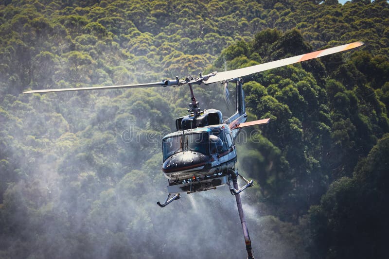 Blackhawk Helicopter Fire and Rescue Stock Image - Image of helicopter ...