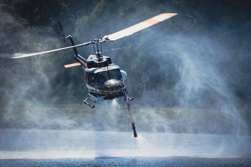 Blackhawk Helicopter Fire and Rescue Stock Photo - Image of airshow ...