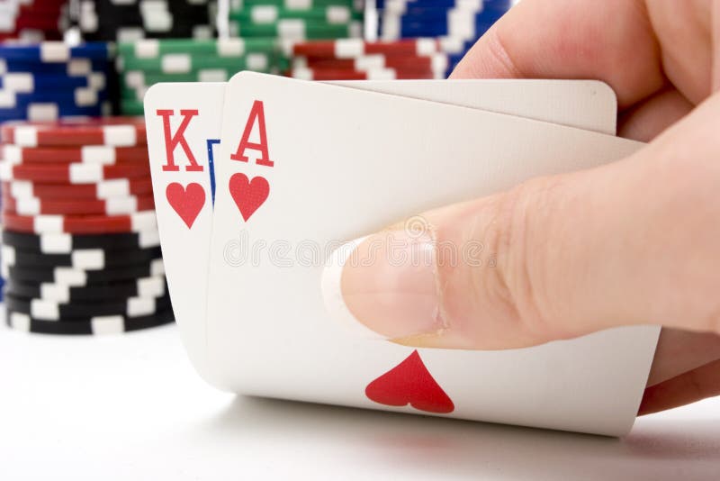 Blackjack Table in Casino with Cards Stock Image - Image of blackjack ...