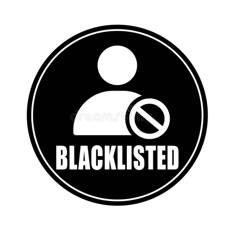 Blacklisted Word Stock Illustrations – 68 Blacklisted Word Stock ...