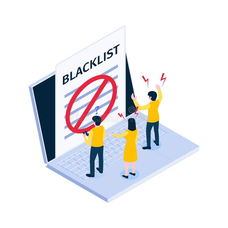 Blacklist Vector Stock Illustrations – 931 Blacklist Vector Stock ...