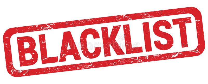 Blacklist Word Stock Illustrations – 126 Blacklist Word Stock ...