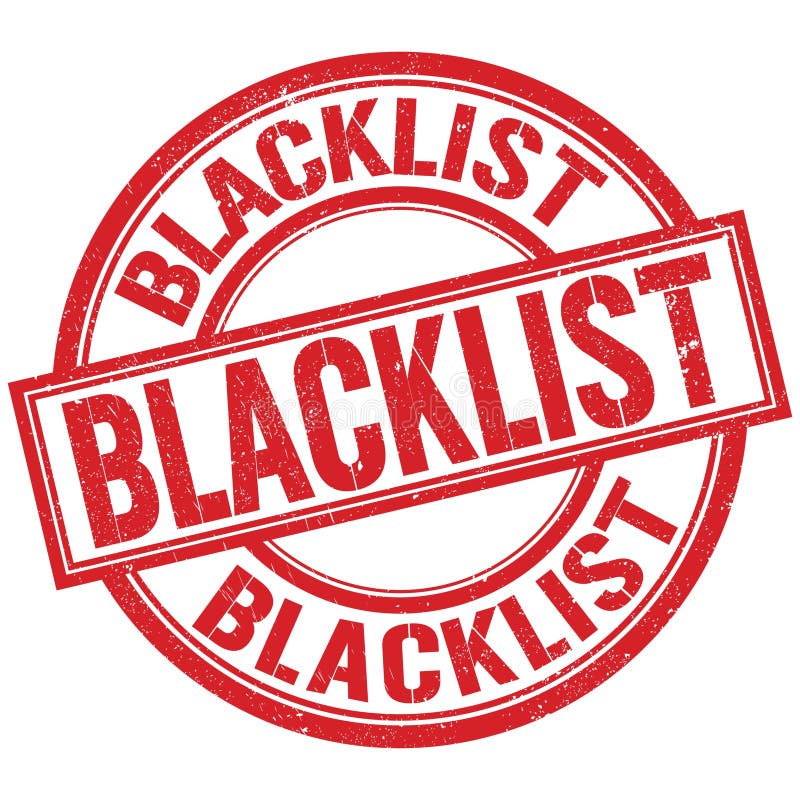 Blacklist Word Stock Illustrations – 126 Blacklist Word Stock ...