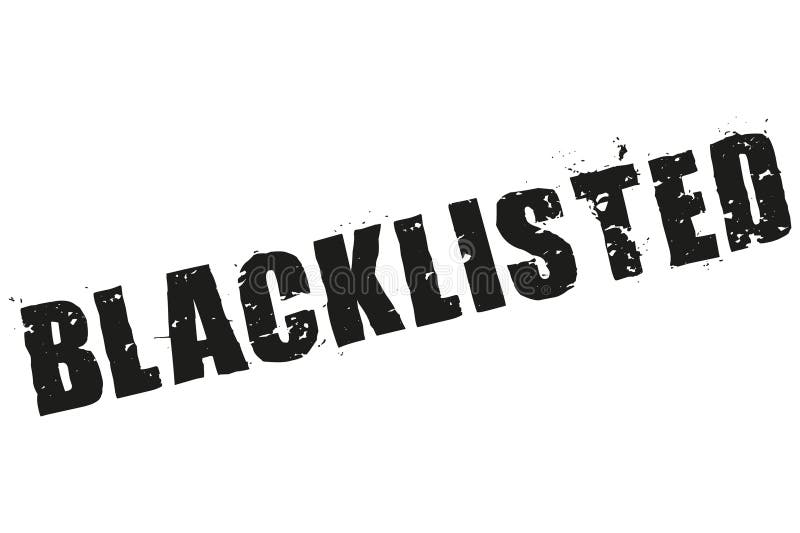 Blacklisted Stock Illustrations – 601 Blacklisted Stock Illustrations ...