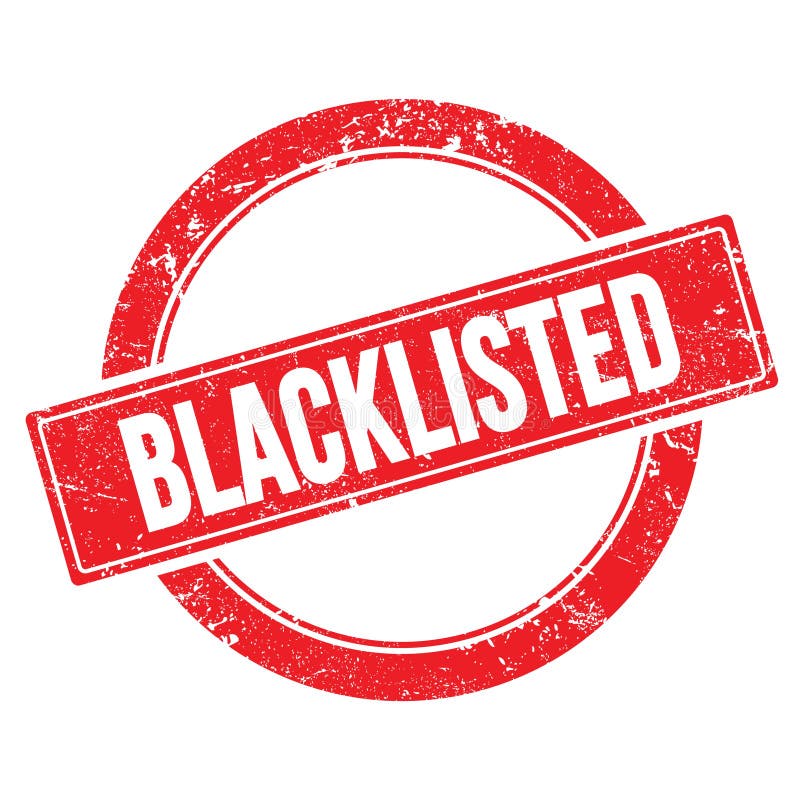 Blacklisted Word Stock Illustrations – 67 Blacklisted Word Stock ...