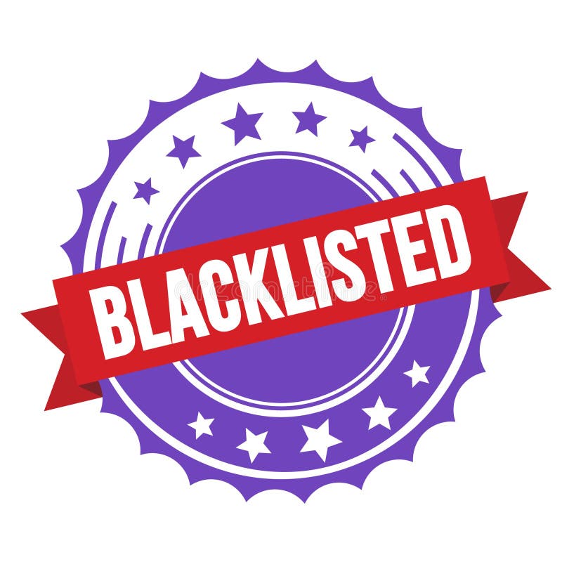 Blacklisted Word Stock Illustrations – 67 Blacklisted Word Stock ...