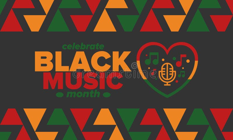 Black Music Month in June. African-American Music Appreciation Month ...