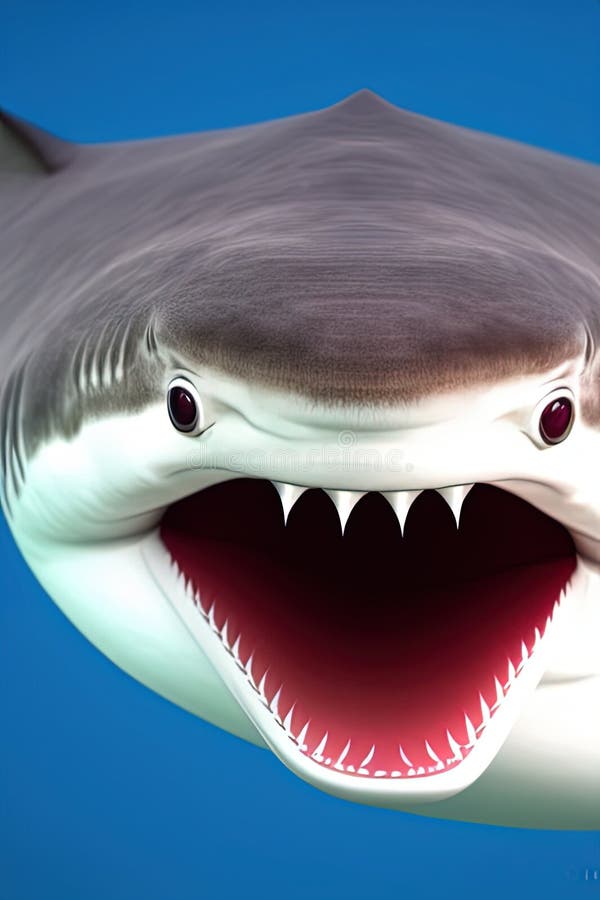 Blacknose Shark Animal. AI Generated. Stock Illustration - Illustration ...