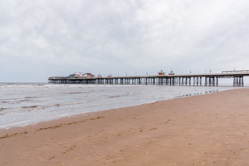 Blackpool, England stock image. Image of beach, horizon - 210540741