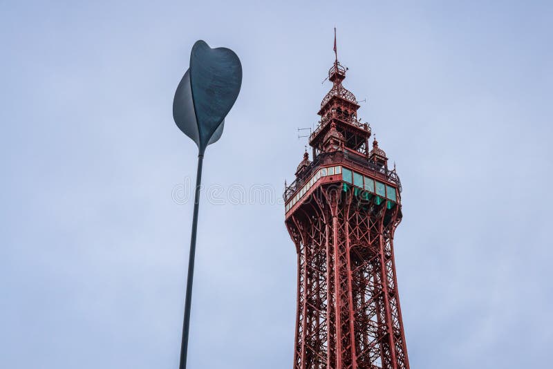 Blackpool, England stock photo. Image of monument, horizon - 210540744