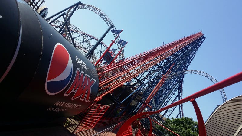 Blackpool - Rollercoaster stock image. Image of ride - 11413259