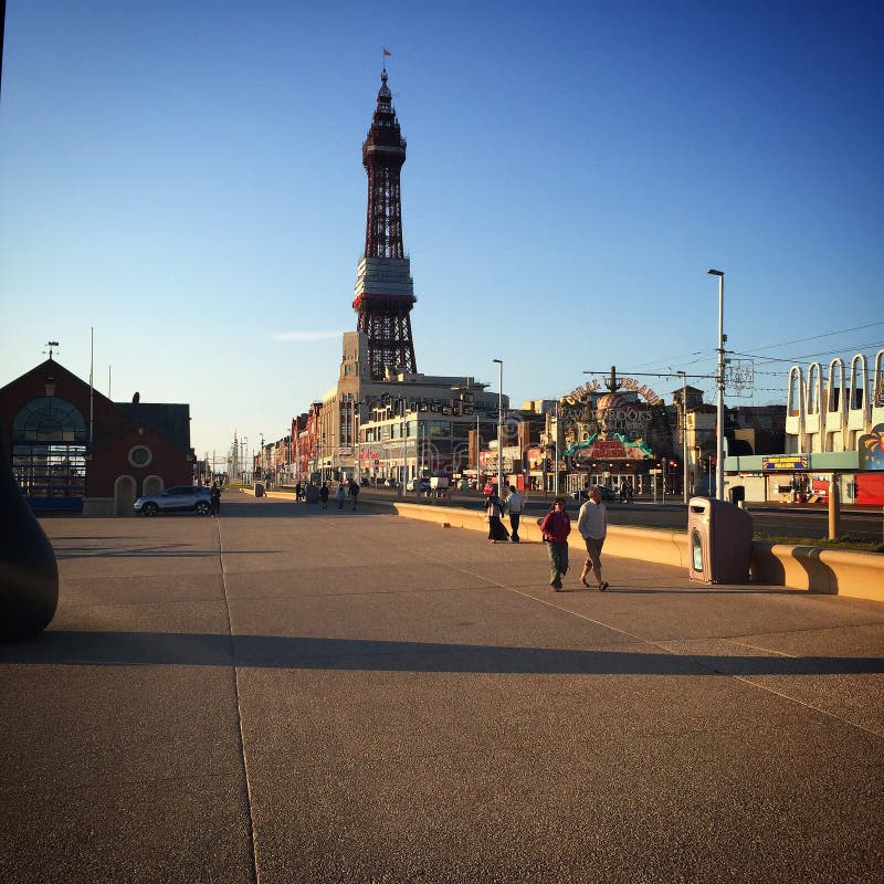 Blackpool Sea Front stock image. Image of europe, seaside - 31522103