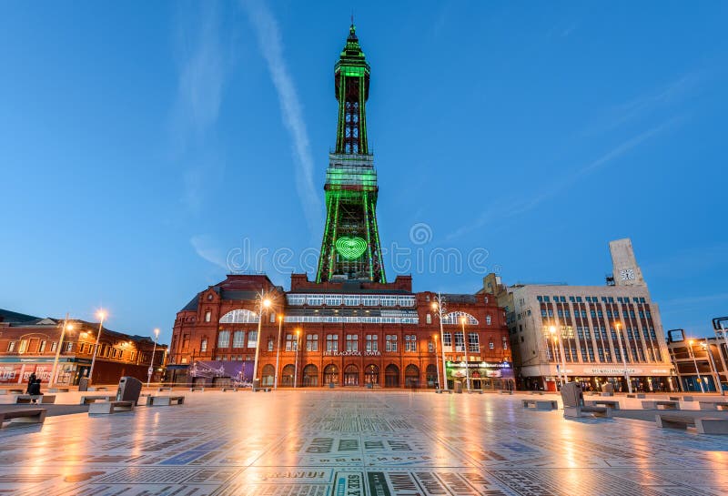 Blackpool Tower Illumination Editorial Photo - Image of places ...