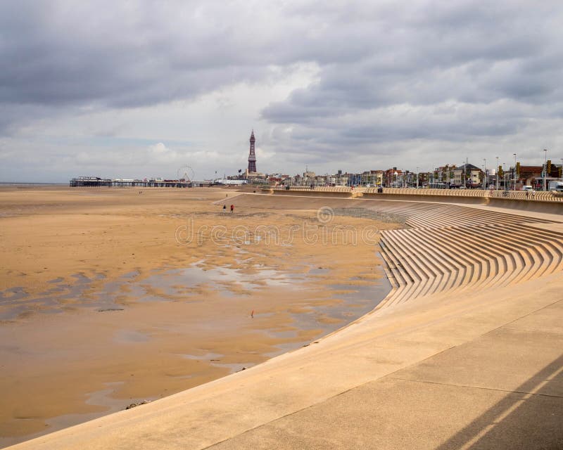 Blackpool stock image. Image of steps, architecture, coast - 56704771