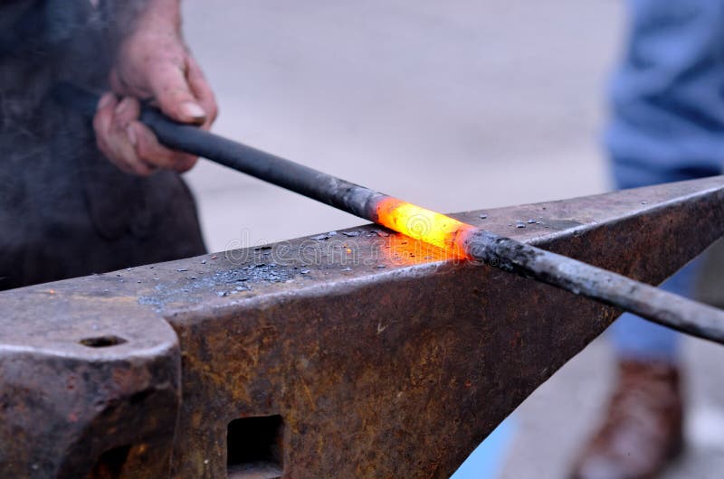 Forge man stock image. Image of forge, work, people, handicraft - 2694665