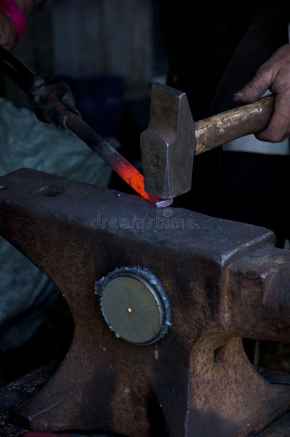 Blacksmith stock image. Image of metal, forge, illuminated - 27850087